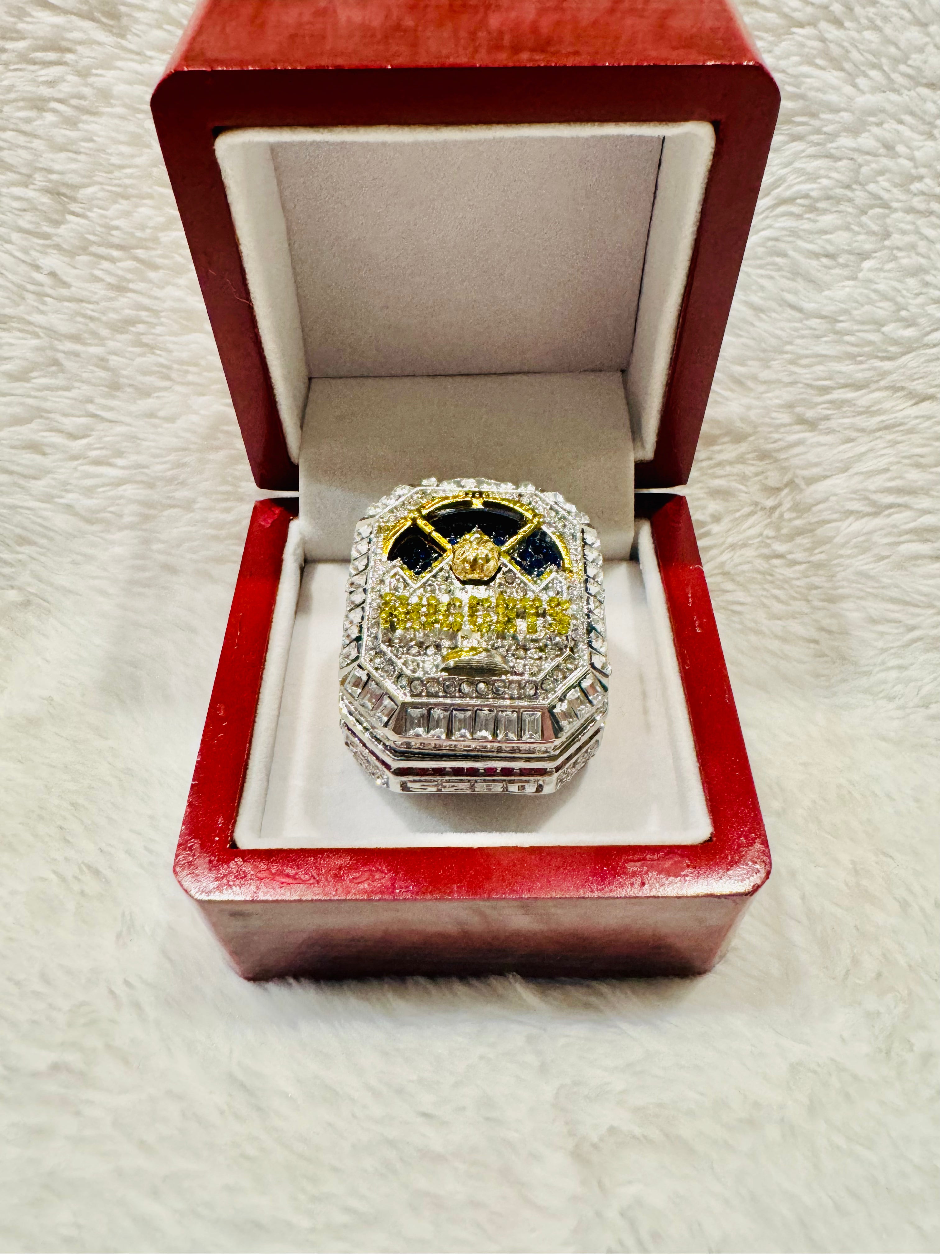 2023 Denver Nuggets Championship ring with box, Jokic | EB Sports ...