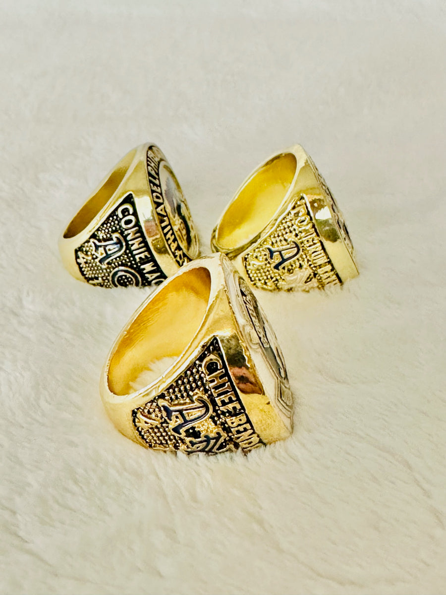 3 PCS Philadelphia Athletics World Series Championship Ring Set, SHIP ...
