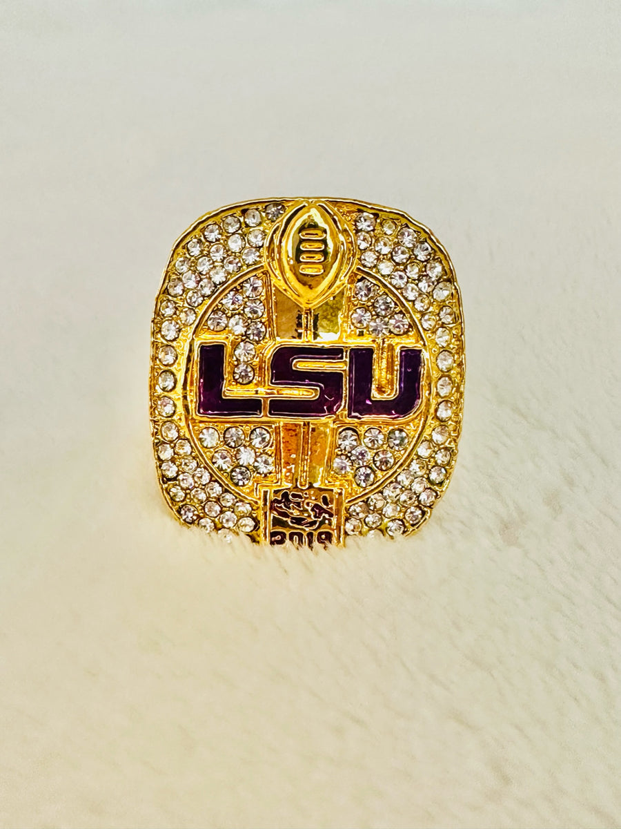 2019 LSU Tigers National Championship Ring, US SHIP | EB Sports ...