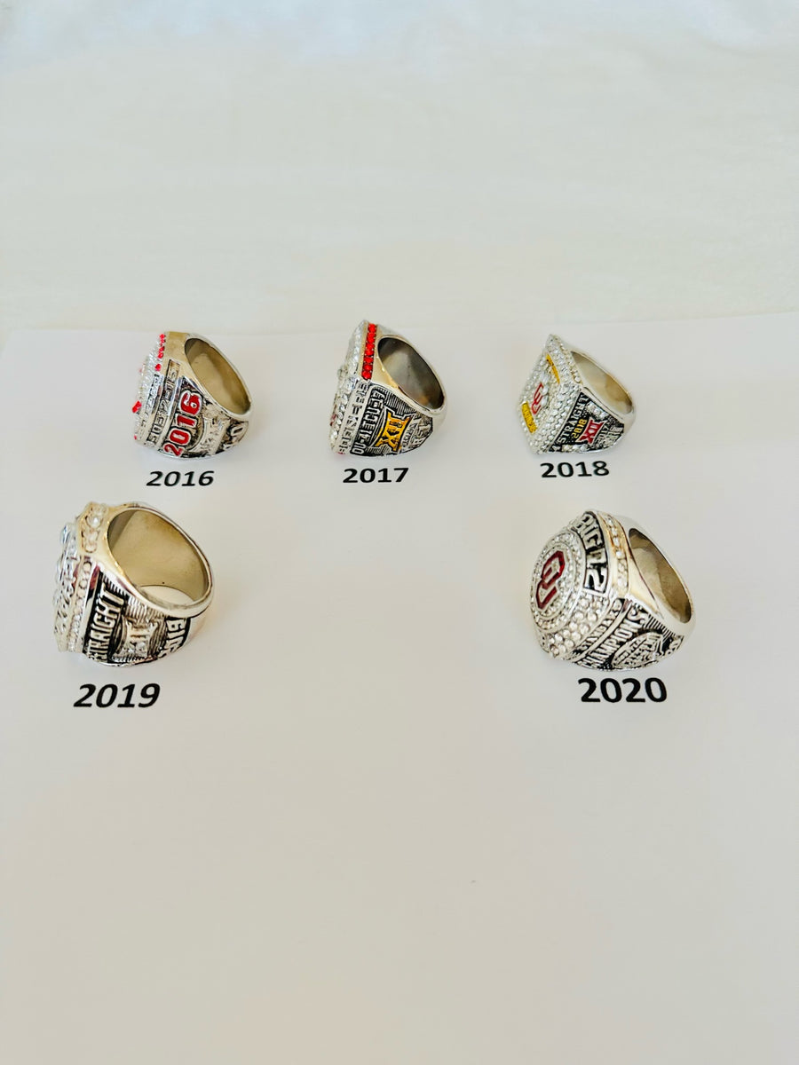 Oklahoma Sooners option 2 Championship Rings, PICK YOUR RING W Box | EB ...