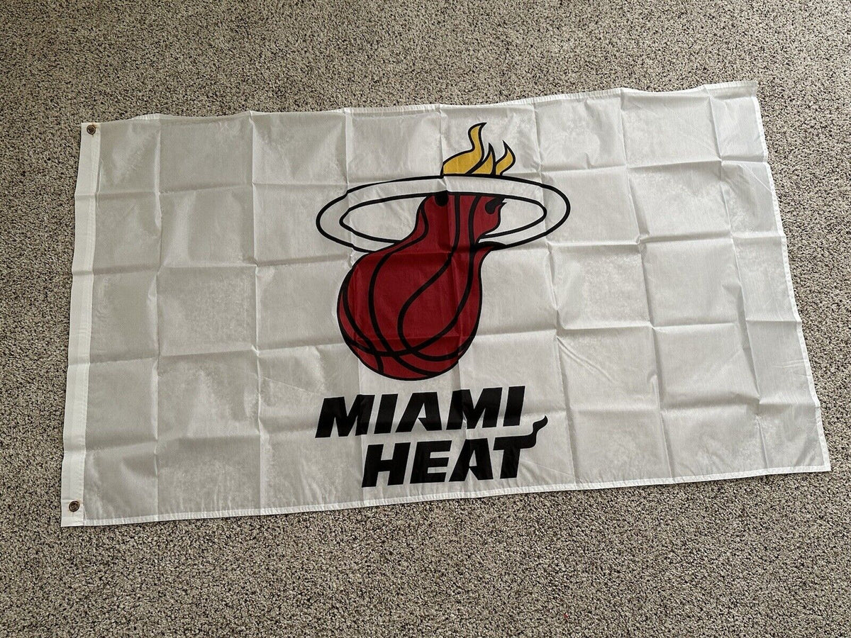 Miami Heat Flag 3x5ft Banner Polyester Basketball USA FAST SHIP | EB ...