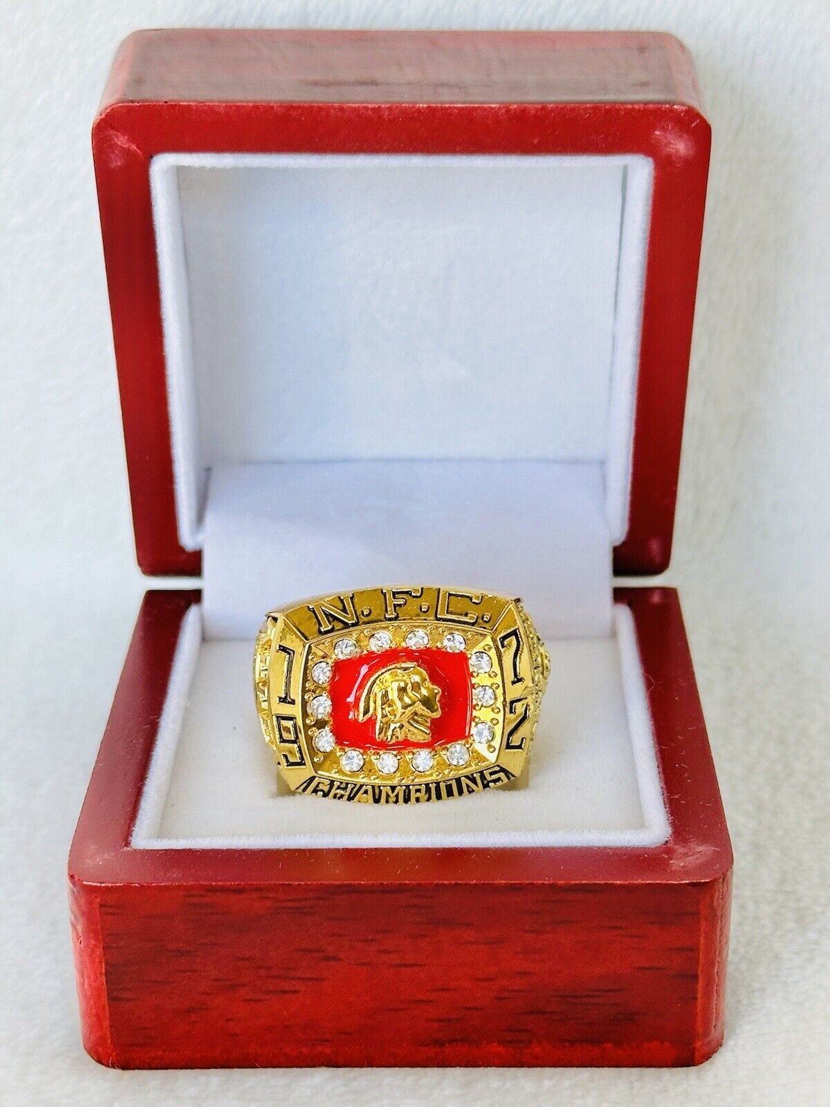 1972 Washington Commanders NFC Champions Replica Ring W Box | EB Sports ...