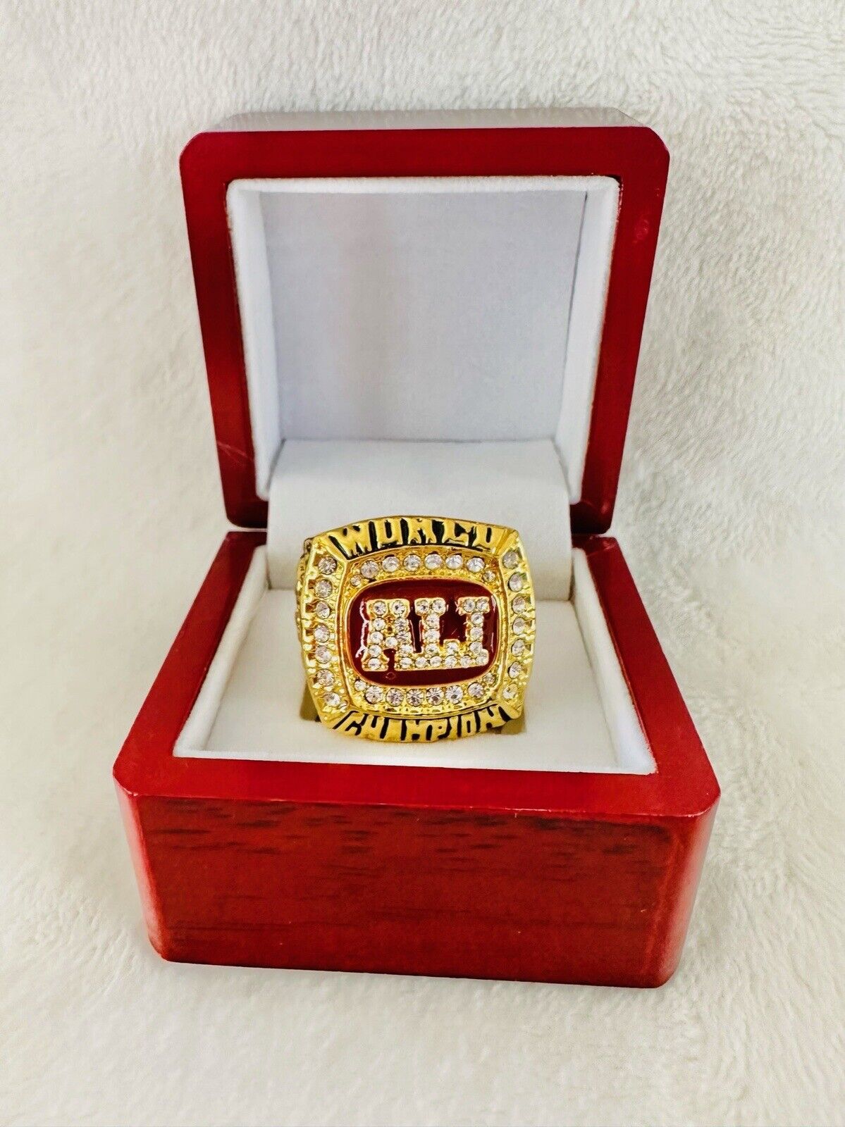MUHAMMAD ALI Boxing Championship Ring W Box World Champ The GREATEST ...