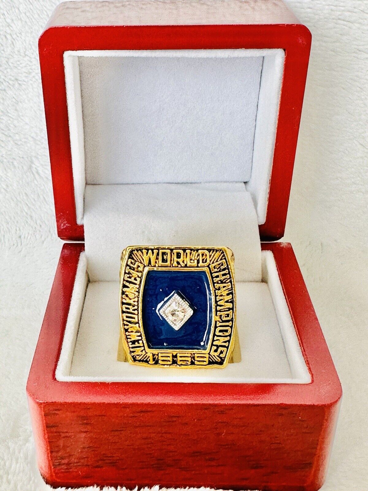 1969 New York Mets World Series Championship Ring W Box, SHIP | EB ...