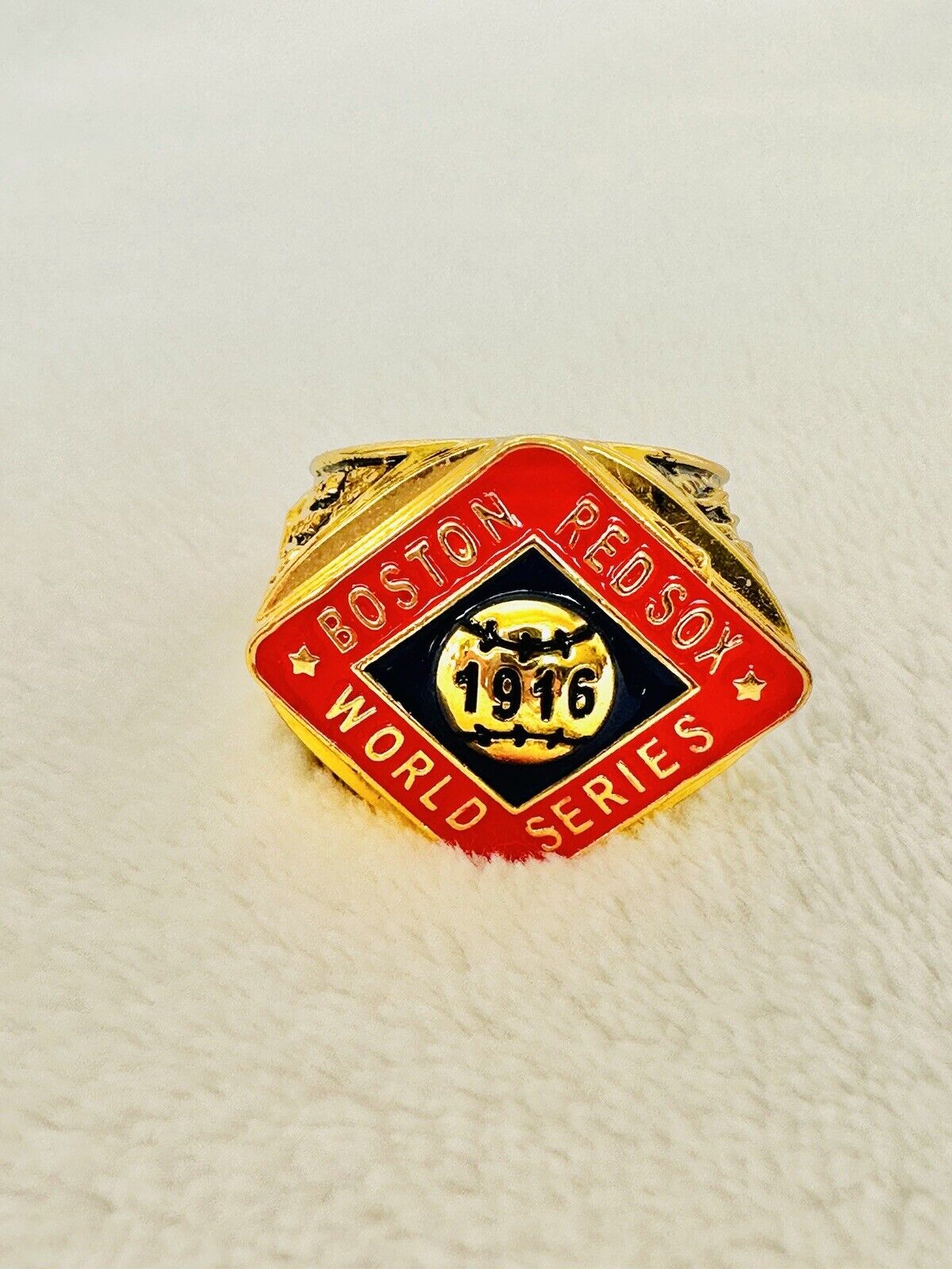 1916 Red Sox World Series 18k Gold Plated Championship Ring, SHIP | EB ...