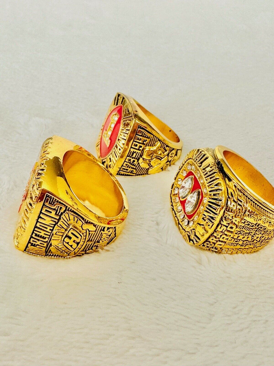 3 PCS Nebraska Cornhuskers 18k GP Championship Ring Set, US SHIP | EB ...