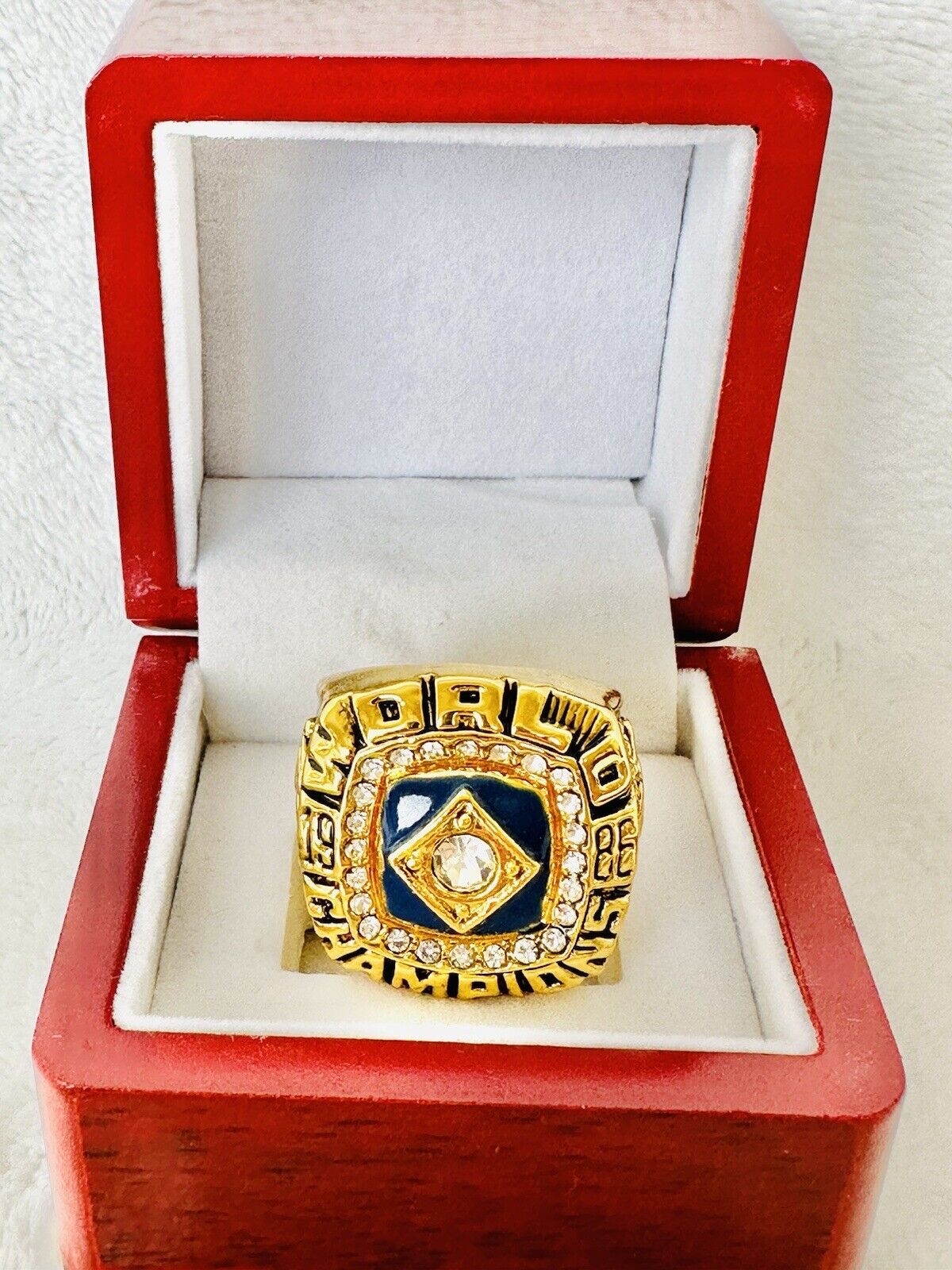 1986 New York Mets World Series Championship Ring W Box, SHIP | EB ...