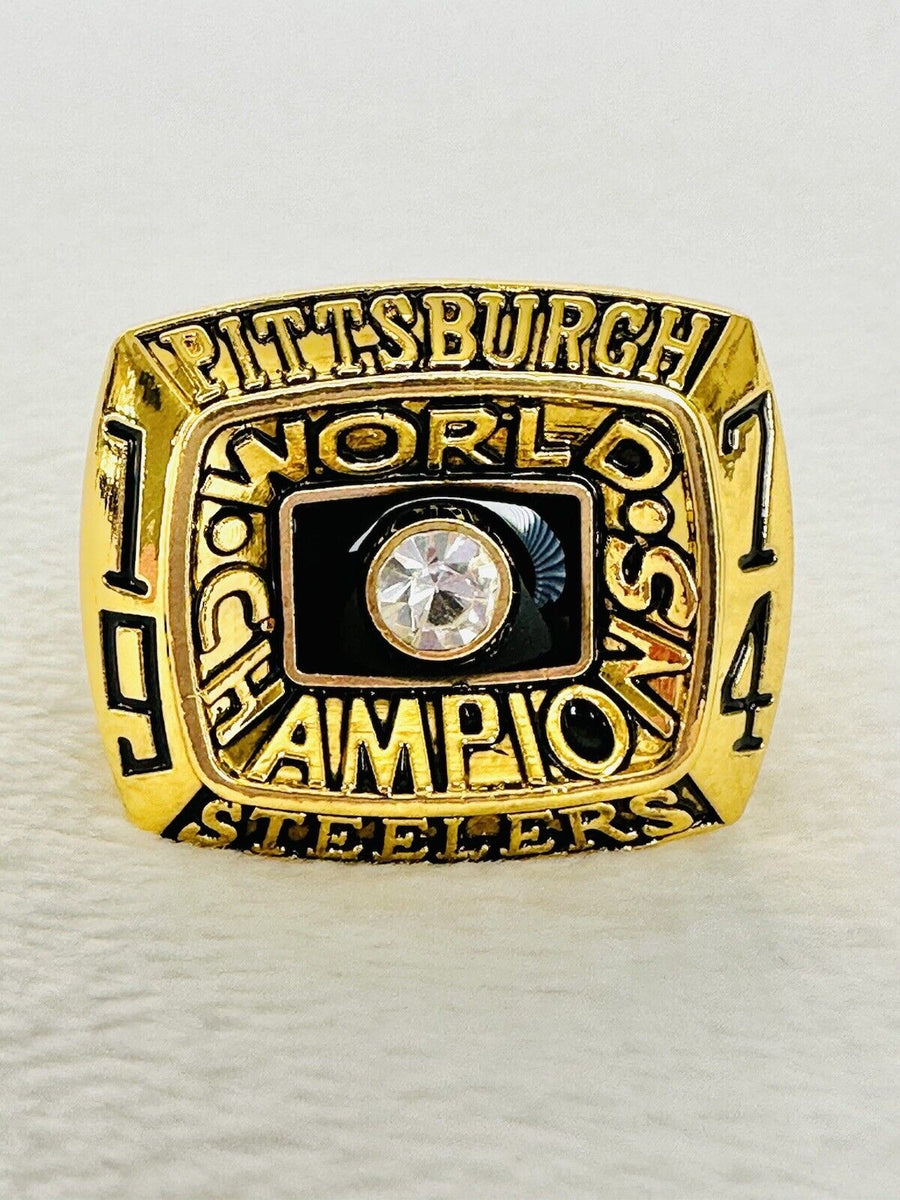 1974 Pittsburgh Steelers Ring W Box Super Bowl Championship Replica ...