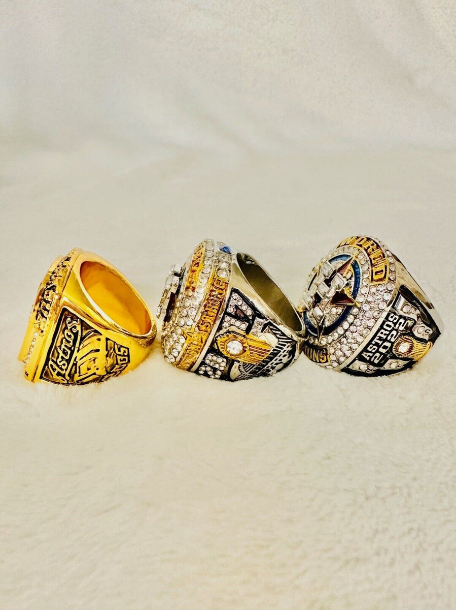 HOUSTON ASTROS World Series CHAMPIONSHIP Ring Set, US SHIP 2005/2017 ...